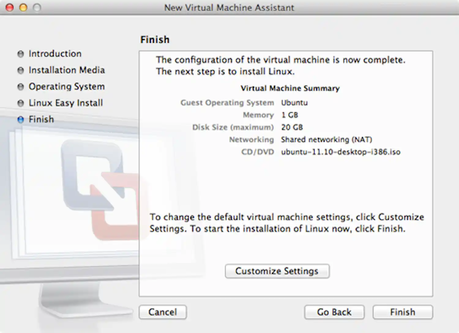 How To Install Ubuntu 1110 Using Vmware Fusion Macinstruct
