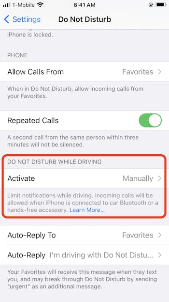 How to Turn Off iPhone Notifications While Driving | Macinstruct