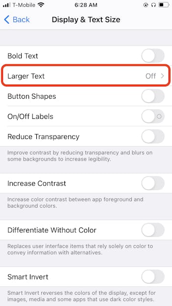 How to Change the Font Size on Your iPhone | Macinstruct