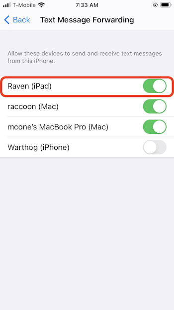 How To Forward Text Messages To Your Ipad Macinstruct