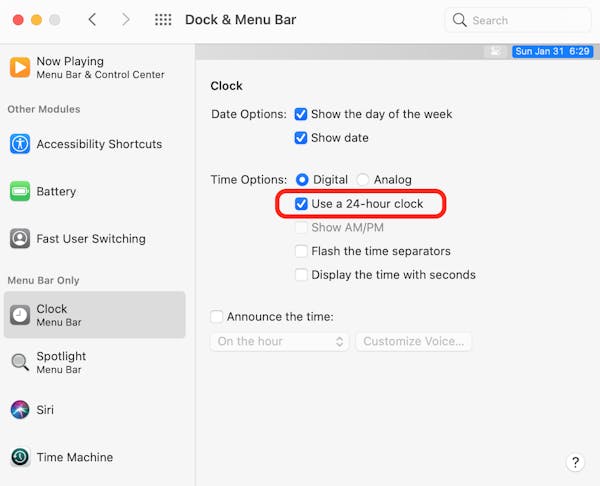 Set Your Mac's Clock to 24-Hour Time | Macinstruct