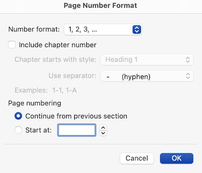 How to Add Page Numbers to a Microsoft Word Document | Macinstruct