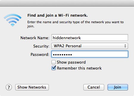 How to Connect to Hidden Wireless Networks | Macinstruct
