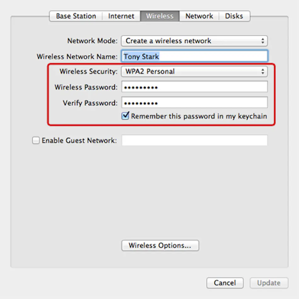 How to Password Protect Your AirPort's Wireless Network | Macinstruct
