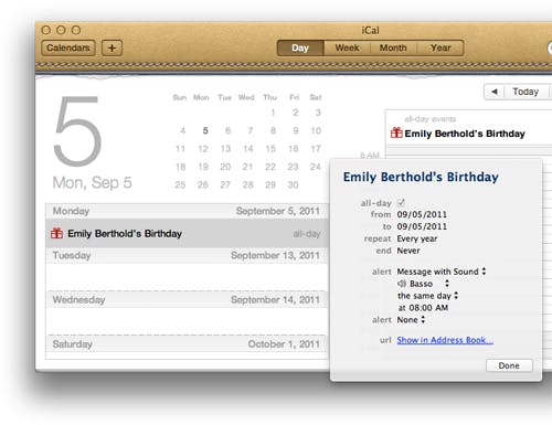 How to Remember Birthdays with Your Mac | Macinstruct
