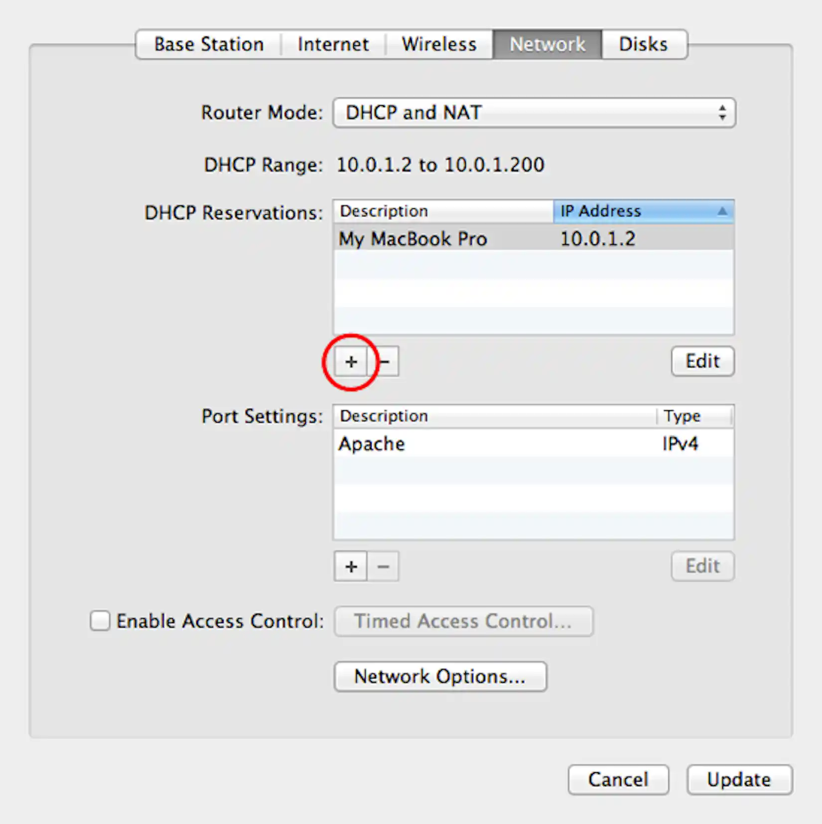 Setting DHCP Reservations on Your AirPort | Macinstruct
