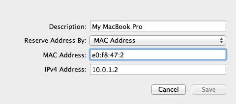 Setting DHCP Reservations on Your AirPort | Macinstruct