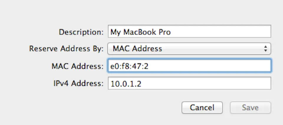 Setting DHCP Reservations on Your AirPort | Macinstruct