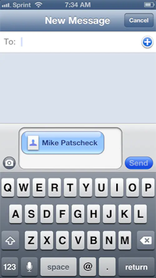 How to Share an iPhone Contact with a Friend | Macinstruct