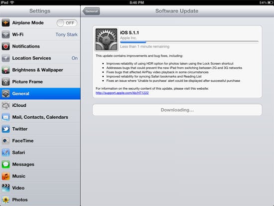 How to Update Your iPad's Software | Macinstruct