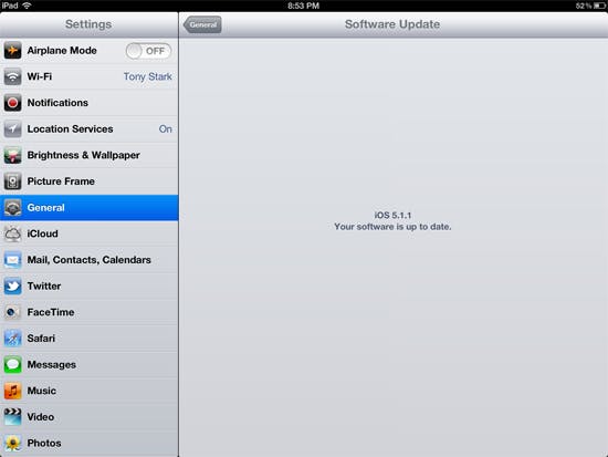 How to Update Your iPad's Software | Macinstruct