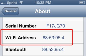 How to Find Your iPhone's MAC Address | Macinstruct