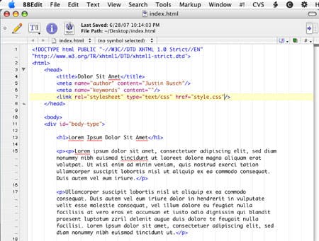 Validate HTML Files in BBEdit | Macinstruct