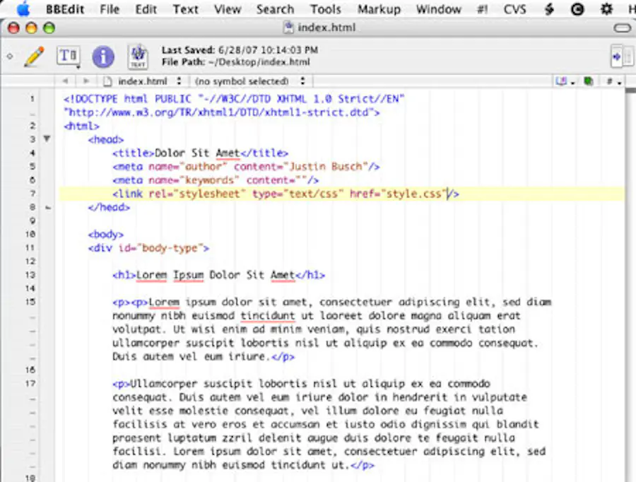 Validate Html Files In Bbedit Macinstruct