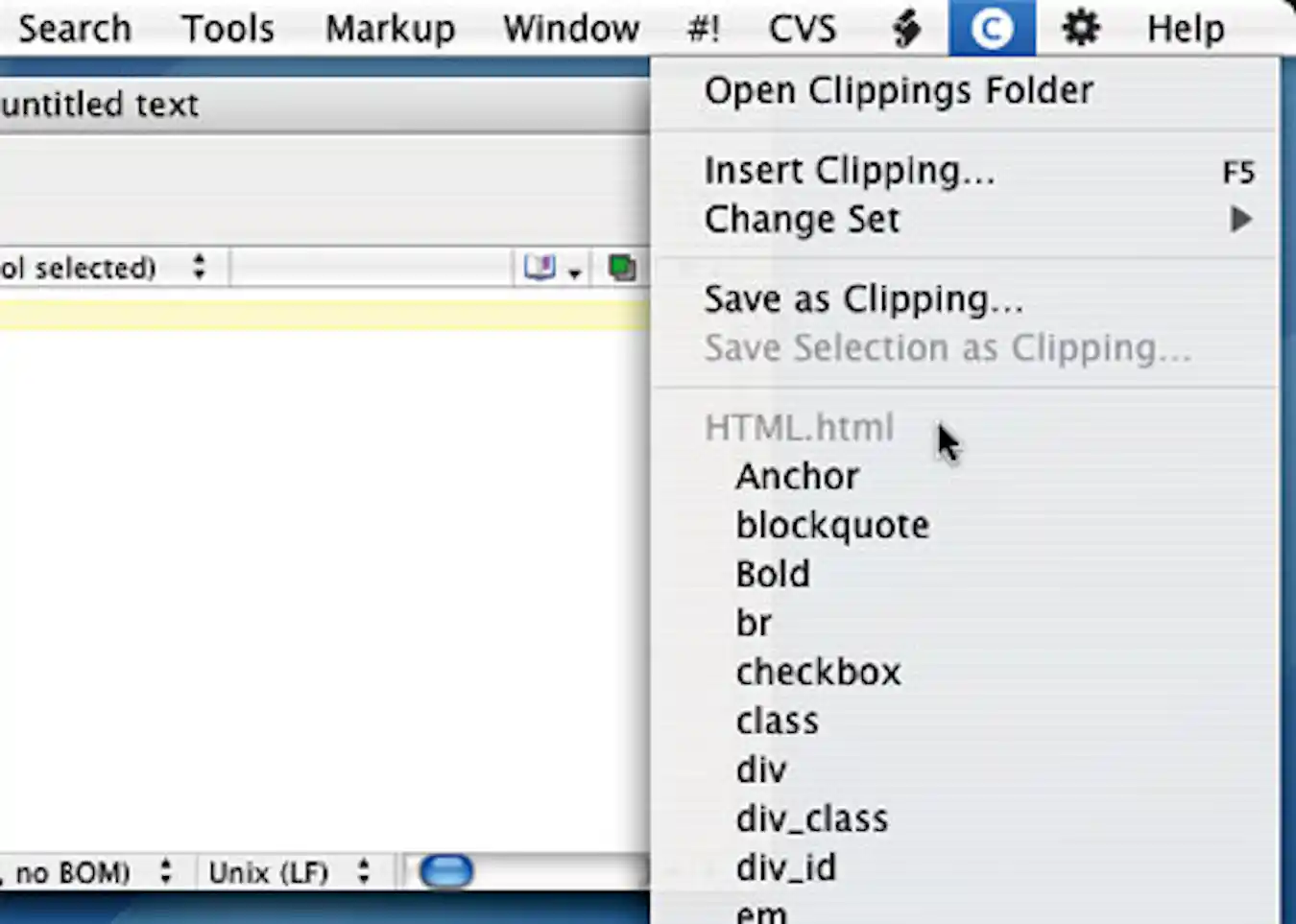 Use BBEdit's Clippings Menu to Optimize Workflow | Macinstruct