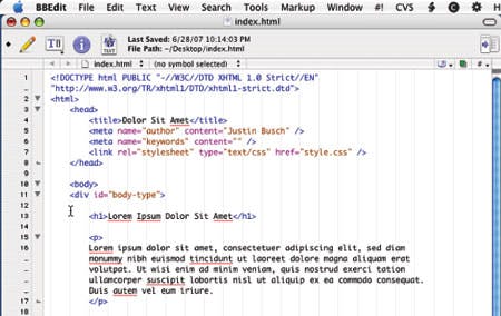 BBEdit’s Code Folding Cleans Your Work Space | Macinstruct
