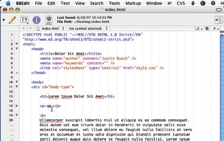 BBEdit’s Code Folding Cleans Your Work Space | Macinstruct