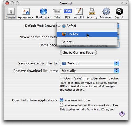 Change Your Default Web Browser and Email Client | Macinstruct