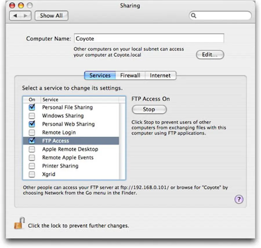 How to Turn Your Mac Into an FTP Server | Macinstruct