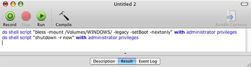 Boot Into Windows With Quicksilver | Macinstruct